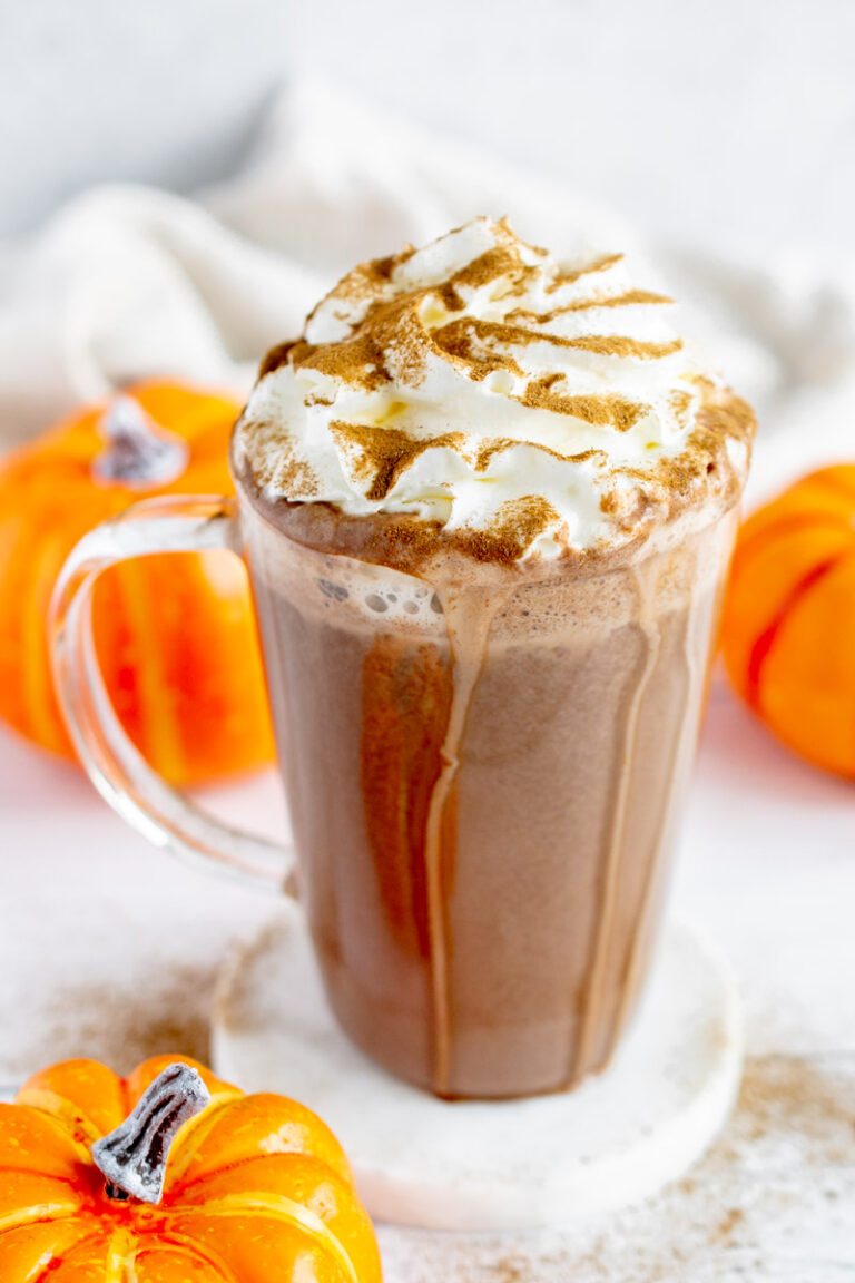 Pumpkin Spiced Hot Chocolate - fitandfull.ca